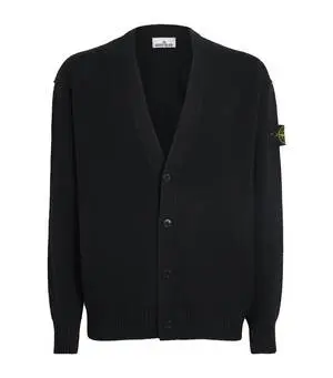 Stone Island Virgin Wool Compass Cardigan