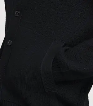Stone Island Virgin Wool Compass Cardigan