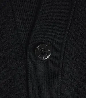 Stone Island Virgin Wool Compass Cardigan