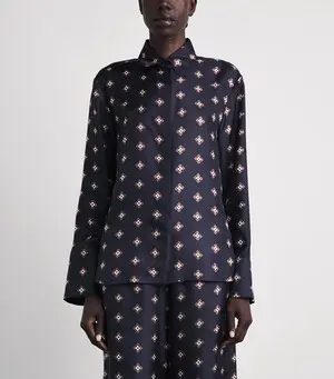 Max Mara Silk Printed Shirt