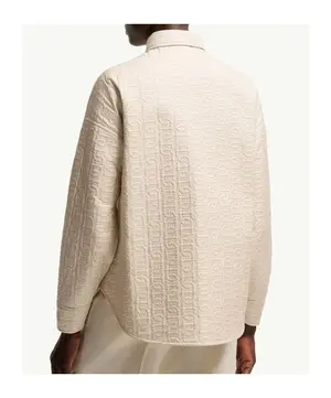 Moncler Chain Quilted Padded Shirt Jacket