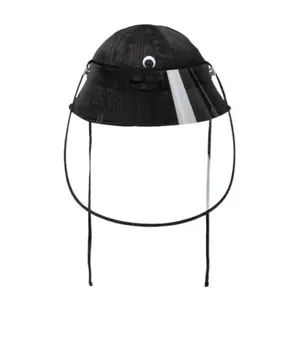 MARINE SERRE Fisherman's Hat With Brim - Black