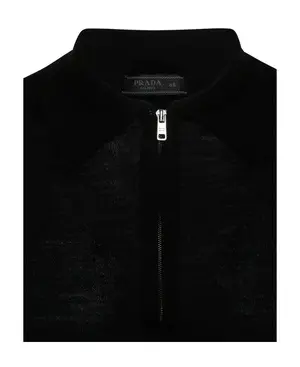 Prada Half-zipper Short-sleeved Polo Shirt