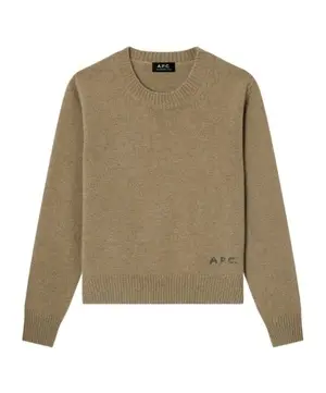 A.p.c. Logo-embroidered Wool Sweater