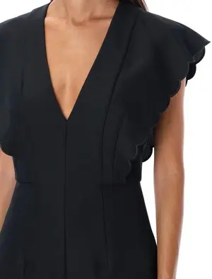 Philosophy Di Lorenzo Serafini Sleeveless V-neck Jumpsuit
