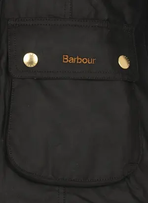 Barbour Cropped Beadnell Waxed Jacket
