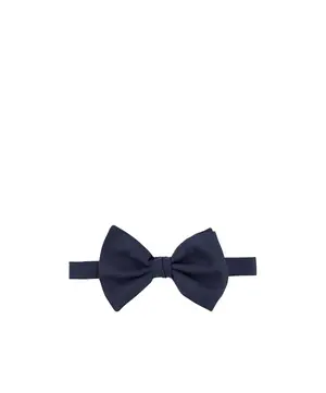 Giorgio Armani Silk Bow Tie - Black