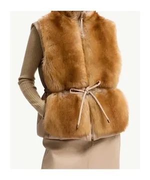 Moncler Blaireau 2-in-1 Shearling Down Jacket