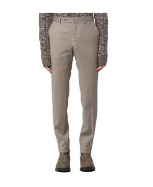 PT TORINO Straight Leg Tailored Trousers - Gray
