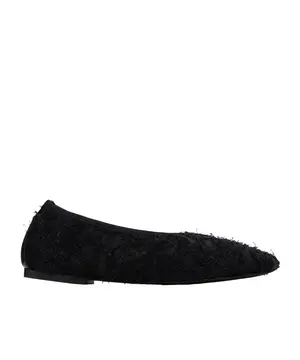 Proenza Schouler Glove Lace Ballet Flats - Black