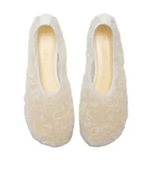 Proenza Schouler Lace Up Ballerina Flats