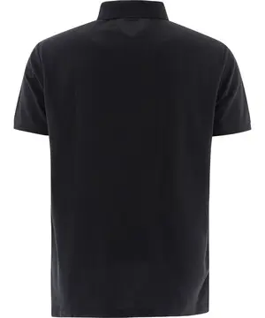 Polo Ralph Lauren Logo Embroidered Polo Shirt - Black