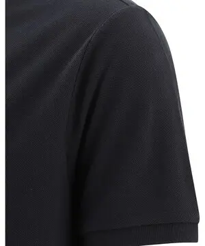 Polo Ralph Lauren Logo Embroidered Polo Shirt - Black