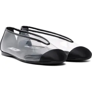 Moschino Pvc Ballet Flats