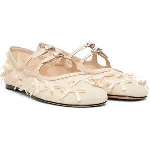 Marc Jacobs The Bow Mesh Kiki Ballet Flats