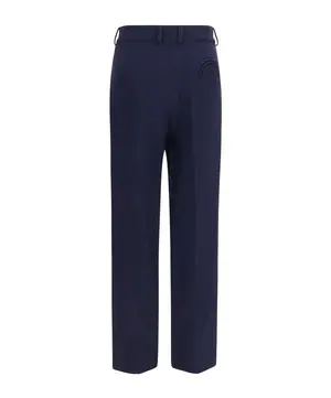 BLAZÉ MILANO Alcanara Fox Pleated Trousers