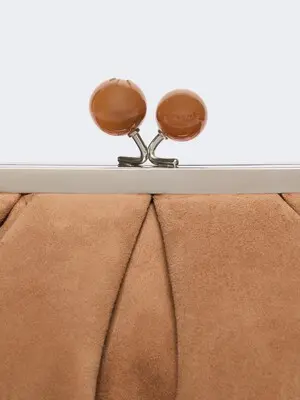 Max Mara Small Suede Pasticcino Bag