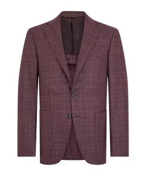 Canali Long-sleeve Blazer - Red