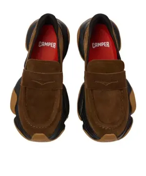 Camper Karst Suede Moccasins