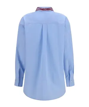 Fabiana Filippi Embellished Collar Boyfriend Shirt