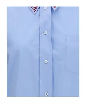 Fabiana Filippi Embellished Collar Boyfriend Shirt