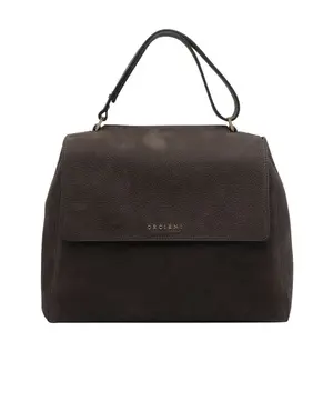 Orciani Top-handle Shoulder Bag - Moro