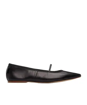 A.p.c. Swan Ballet Flats - Black