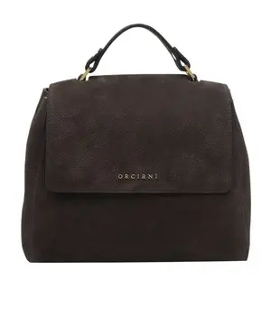 Orciani Top-handle Shoulder Bag - Moro