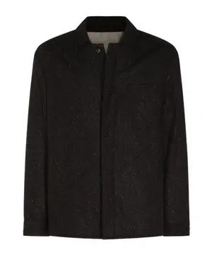 Eleventy Speckled Shirt Jacket
