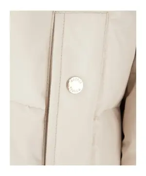 MOORER Long Hooded Quilted Down Coat