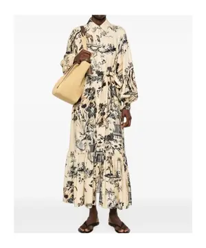 Etro Printed Tiered Maxi Dress