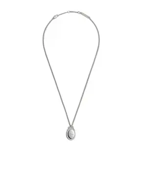 Dior Médaillon Pendant Necklace - Silver