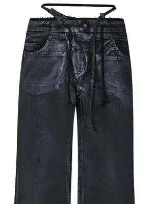 Ottolinger Logo Logo Wide-leg Denim Pants