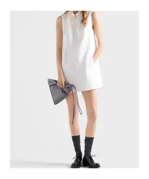 Prada Chino Zipper Mini Dress