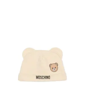 Moschino Teddy Bear-print Beanie Set