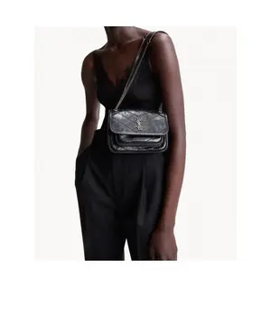 Saint Laurent Niki Mini Bag In Vintage Leather