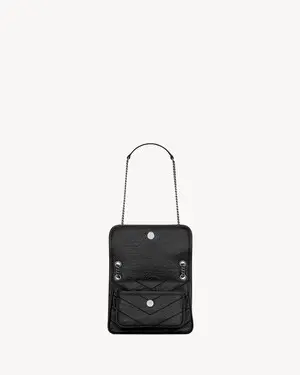 Saint Laurent Niki Mini Bag In Vintage Leather