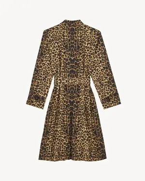 Saint Laurent Long-sleeved Trench Coat