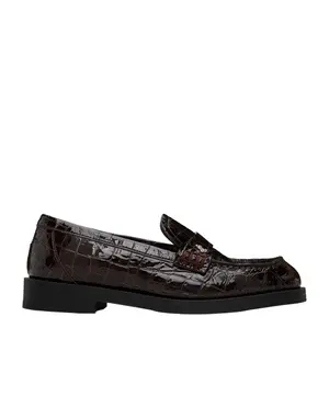 JIMMY CHOO Ivy Loafers With Signature Buckle Detailing - Sambuco