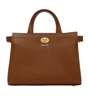 Burberry Mini Cotswolds Check Tote - Hazel-brown