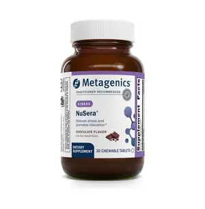 METAGENICS Nusera Chocolate-flavored Chewable Stress And Calm Support With Lactium