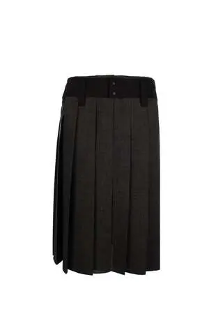 Prada Pleated Skirt - Multicolor