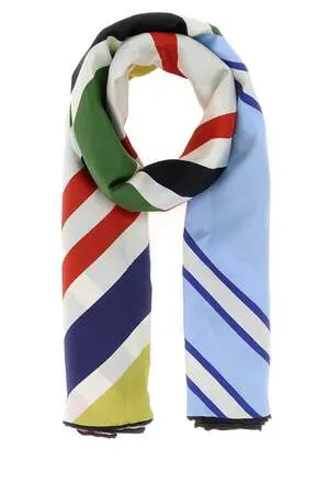 Loewe Printed Silk Foulard - Multicolor
