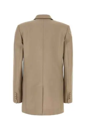 Valentino Garavani Cappuccino Mohair Blend Blazer