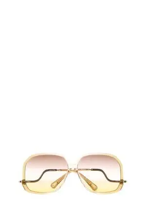 Chloé Yellow Acetate Sunglasses