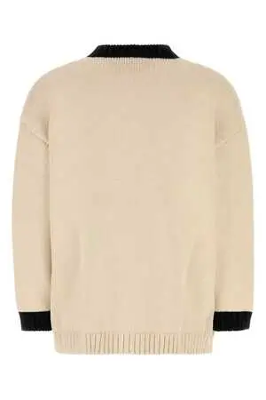 Valentino Garavani Cotton Blend Cardigan - Brown