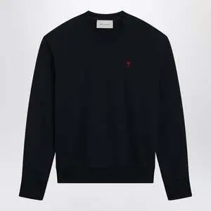 AMI Paris De Coeur Midnight Sweatshirt - Blue