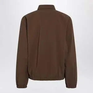 Prada Blouson In Tobacco Technical Fabric