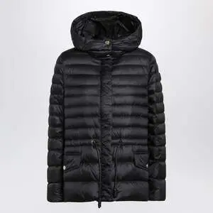 Moncler Down Jacket Raies In Nylon - Black