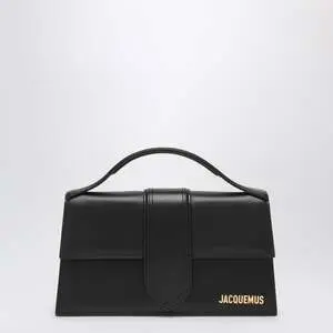 Jacquemus Le Grand Bambino Bag In Leather - Black